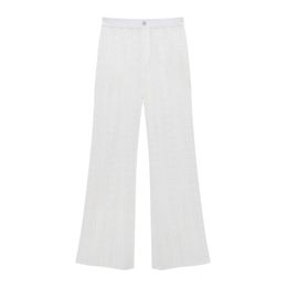 Pull&Bear Pull&bear Hose Damen Gr&ouml;&szlig;e 42 wei&szlig;