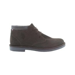 U.S. Polo Assn. Leder-Schn&uuml;rschuhe in Braun - 55% | Gr&ouml;&szlig;e 43 | Herren-schnuerschuhe