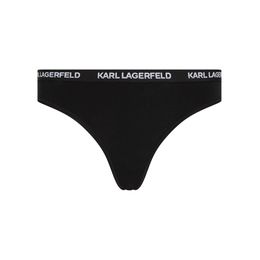 K by KARL LAGERFELD Karl Lagerfeld String Damen Gr&ouml;&szlig;e S schwarz / offwhite