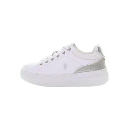 U.S. Polo Assn. Sneakers in Weiß/ Silber - 48% | Größe 37 | Damen-sneakers