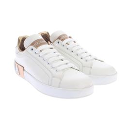 Dolce & Gabbana DOLCE & GABBANA Turnschuhe / Sneaker Damen Gr&ouml;&szlig;e 38.5 Second Hand wei&szlig;