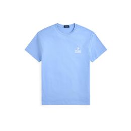 Polo Ralph Lauren T-Shirt Herren Gr&ouml;&szlig;e M hellblau / wei&szlig;