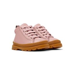 Camper Leder-Ankle-Boots in Rosa - 56% | Größe 26 | Baby-stiefel-boots