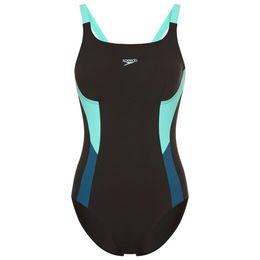 Speedo Badeanzug Damen Gr&ouml;&szlig;e L navy / mint / schwarz