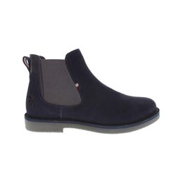U.S. Polo Assn. Leder-Chelsea-Boots in Dunkelblau - 59% | Gr&ouml;&szlig;e 43 | Herrenstiefel