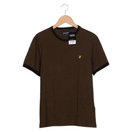 Lyle & Scott Lyle & Scott T-Shirt Herren Gr&ouml;&szlig;e M Second Hand braun