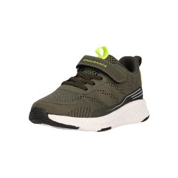 Endurance Sportschuh 'Leon' Jungen Gr&ouml;&szlig;e 30 oliv / neongr&uuml;n / schwarz