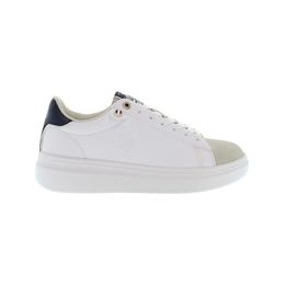 U.S. Polo Assn. Sneakers "Cody" in Wei&szlig;/ Beige/ Dunkelblau - 59% | Gr&ouml;&szlig;e 36 | Damen-sneakers