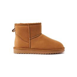 Mandel Ankle-Boots "Marina" in Hellbraun - 47% | Größe 41 | Stiefeletten
