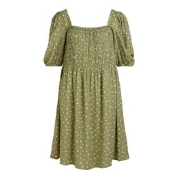 Object Kleid 'Juna' Damen Größe 36 khaki / weiß Winterkleid