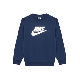 Nike Sportswear Sweatshirt 'CLUB FLC' Jungen Gr&ouml;&szlig;e 158/170 navy / wei&szlig;