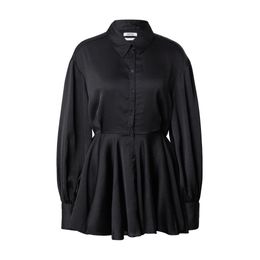 MONKI Blusenkleid Damen Gr&ouml;&szlig;e 44 schwarz Winterkleid