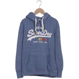 Superdry Kapuzenpullover Damen Größe L Second Hand blau