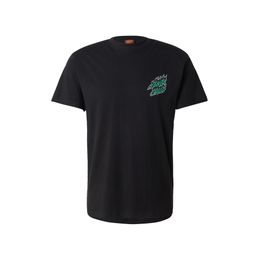 Santa Cruz T-Shirt 'Wired Flame Dot' Herren Gr&ouml;&szlig;e S hellgrau / limette / schwarz / wei&szlig;