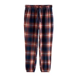 next Pyjamahose Herren Gr&ouml;&szlig;e M navy / hellblau / orangerot