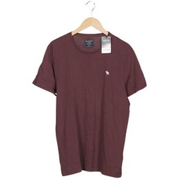 Abercrombie & Fitch Abercrombie & Fitch T-Shirt Herren Gr&ouml;&szlig;e XL Second Hand bordeaux