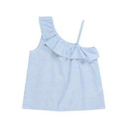 ONLY GIRLS Top 'KOGSmilla' M&auml;dchen Gr&ouml;&szlig;e 158 hellblau / wei&szlig;