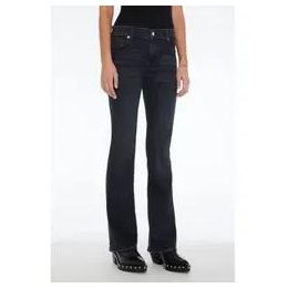 7 For All Mankind f&uuml;r Damen. JSWBC340SP Bootcut-Jeans mit halbhohem Bund schwarz (24), L&auml;ssig