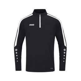 Jako Sportsweatshirt Jungen Gr&ouml;&szlig;e 128 schwarz / wei&szlig;