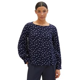 Tom Tailor Bluse Damen Größe S navy / weiß