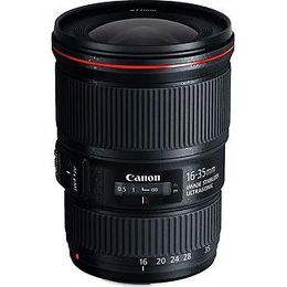 Canon EF 16-35 mm F4.0 IS L USM 77 mm Filtergewinde (Canon EF Anschluss) schwarz