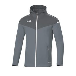 Jako Sportjacke Jungen Größe 152 hellgrau / dunkelgrau / weiß
