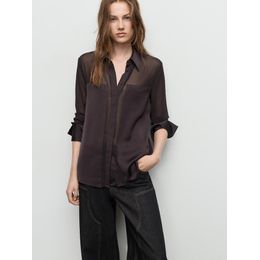 Mango Bluse 'DOYLE' Damen Gr&ouml;&szlig;e L schoko