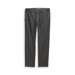 Tom Tailor Herren TTREGULAR Chino Hose, schwarz, Uni, Gr. 54