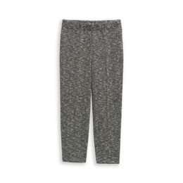 Tom Tailor Damen TTLEA Straight Boucl&eacute; Hose, schwarz, Meliert, Gr. 36/28