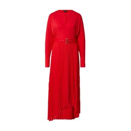 Karen Millen Kleid 'Ponte Georgette' Damen Gr&ouml;&szlig;e 40 rot Winterkleid