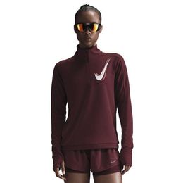 Nike Swoosh 1/2 Zip W - Laufshirt Langarm - Damen