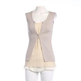 Fabiana Filippi Top / Seidentop Damen Gr&ouml;&szlig;e XS Second Hand hellbraun