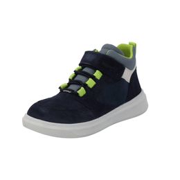 Superfit Sneaker Jungen Größe 34 navy / grau / neongrün / weiß