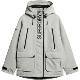 Superdry Jacke Herren Größe S grau / schwarz / offwhite