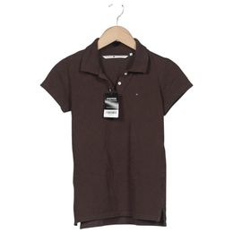 Tommy Hilfiger Poloshirt Damen Größe M Second Hand braun