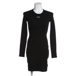 Off-White Kleid Damen Gr&ouml;&szlig;e XS Second Hand schwarz