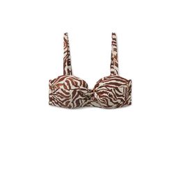 CALZEDONIA Bikini Top female Brown size 80B/75C/70D