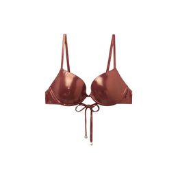 CALZEDONIA Bikini Top female Brown size 80A/75B/70C