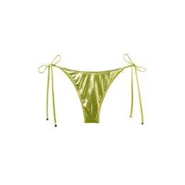 CALZEDONIA Bikinihose 'METALLIC SKIN' Damen Größe L limone