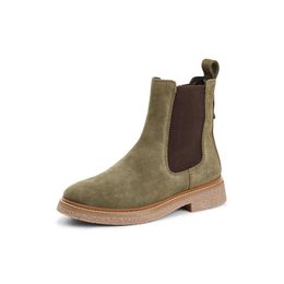 Camel Active Chelsea Boot aus Veloursleder Damen Größe 37 dunkelgrün Winterschuhe