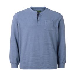 CHARLES COLBY Langarmshirt ' Earl Bryn ' Herren Gr&ouml;&szlig;e XL blau