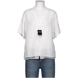 Cartoon Bluse Damen Gr&ouml;&szlig;e L Second Hand wei&szlig;