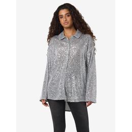 Noisy may Bluse 'NMSCARLET' Damen Gr&ouml;&szlig;e M silber