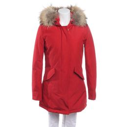 Woolrich Winterjacke / Wintermantel Damen Gr&ouml;&szlig;e M Second Hand rot