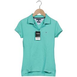 Tommy Hilfiger Poloshirt Damen Größe XS Second Hand türkis