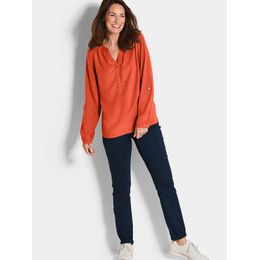 GOLDNER Bluse Damen Gr&ouml;&szlig;e S orange