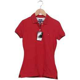 Tommy Hilfiger Poloshirt Damen Größe XS Second Hand rot
