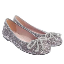Pretty Ballerinas Halbschuhe Damen Gr&ouml;&szlig;e 37 Second Hand silber