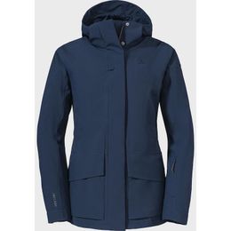 Sch&ouml;ffel SCH&Ouml;FFEL Outdoorjacke &raquo;Jacket Geneva L&laquo; mit Kapuze 8180 - blau 34 34 Hoher Wetterschutz durch 2-Lagen VENTURI Bekleidung