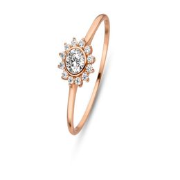Fiocco Jewelry Ring 'Halo-sun' Damen Größe 58 rosa